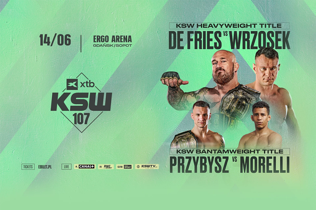 Gdzie obejrzeć KSW 107? Transmisja TV, stream online